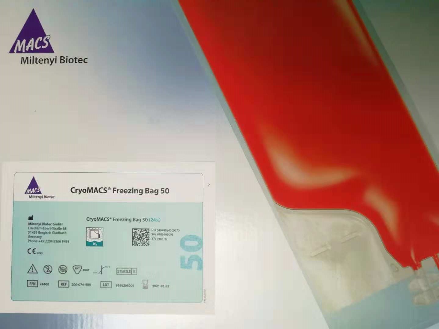 德国美天旎Miltenyi细胞冷冻袋（冻存袋）CryoMACS Freezing Bag 价格_品牌:Miltenyi Biotec-丁香通