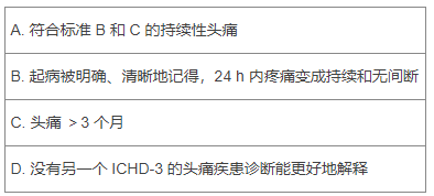 新发每日持续性头痛如何进行药物治疗？