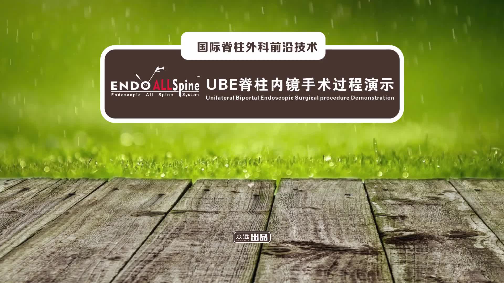 UBE脊柱内镜手术过程演示