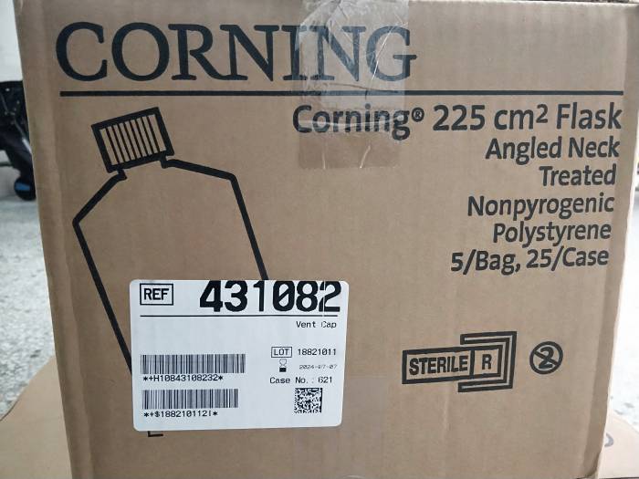 康宁/corning:培养瓶225cm2,直角角度颈,透气盖,PS(聚苯乙烯)材质,灭菌袋装,货号:431082价格_品牌:康宁 ...