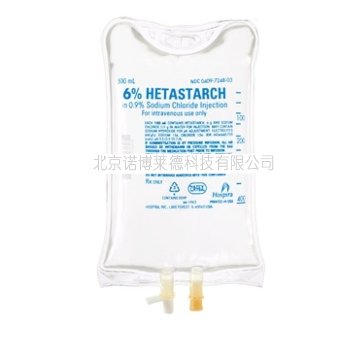 Hospira 0409-7248-03 6% Hetastarch in 0.9% Sodium Chloride羟乙基淀粉氯化钠价格_品牌 ...
