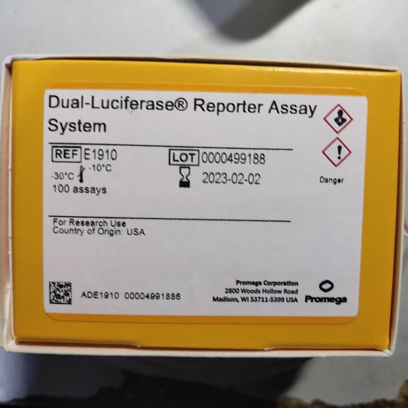 Promega E1910双荧光素酶报告基因检测试剂盒Dual-Luciferase Reporter Assay System价格_品牌:Promega-丁香通