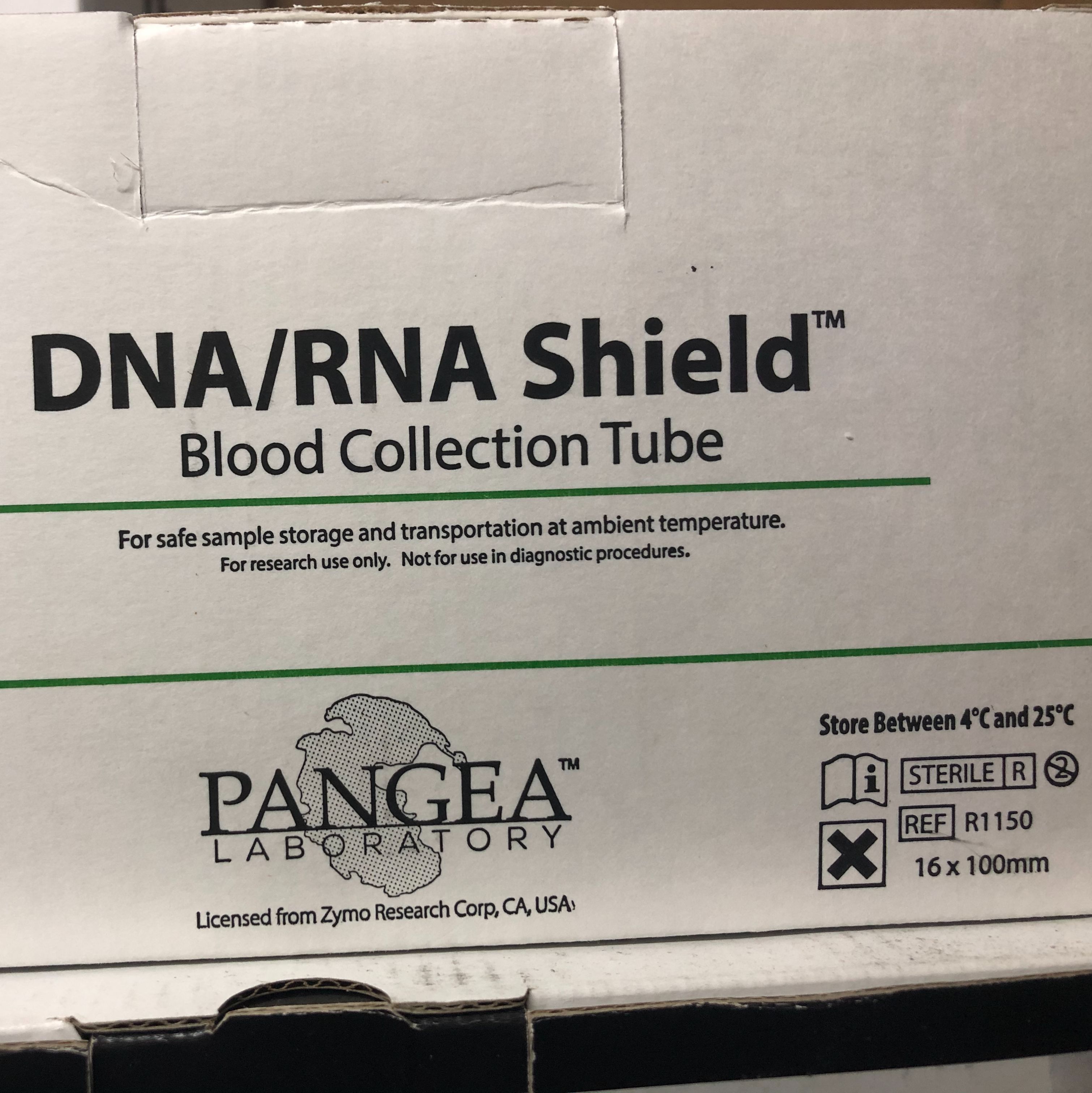 Zymo Research货号R1150现货DNA/RNA Shield Blood Collection Tube(DNA/RNA屏蔽采血管 ...