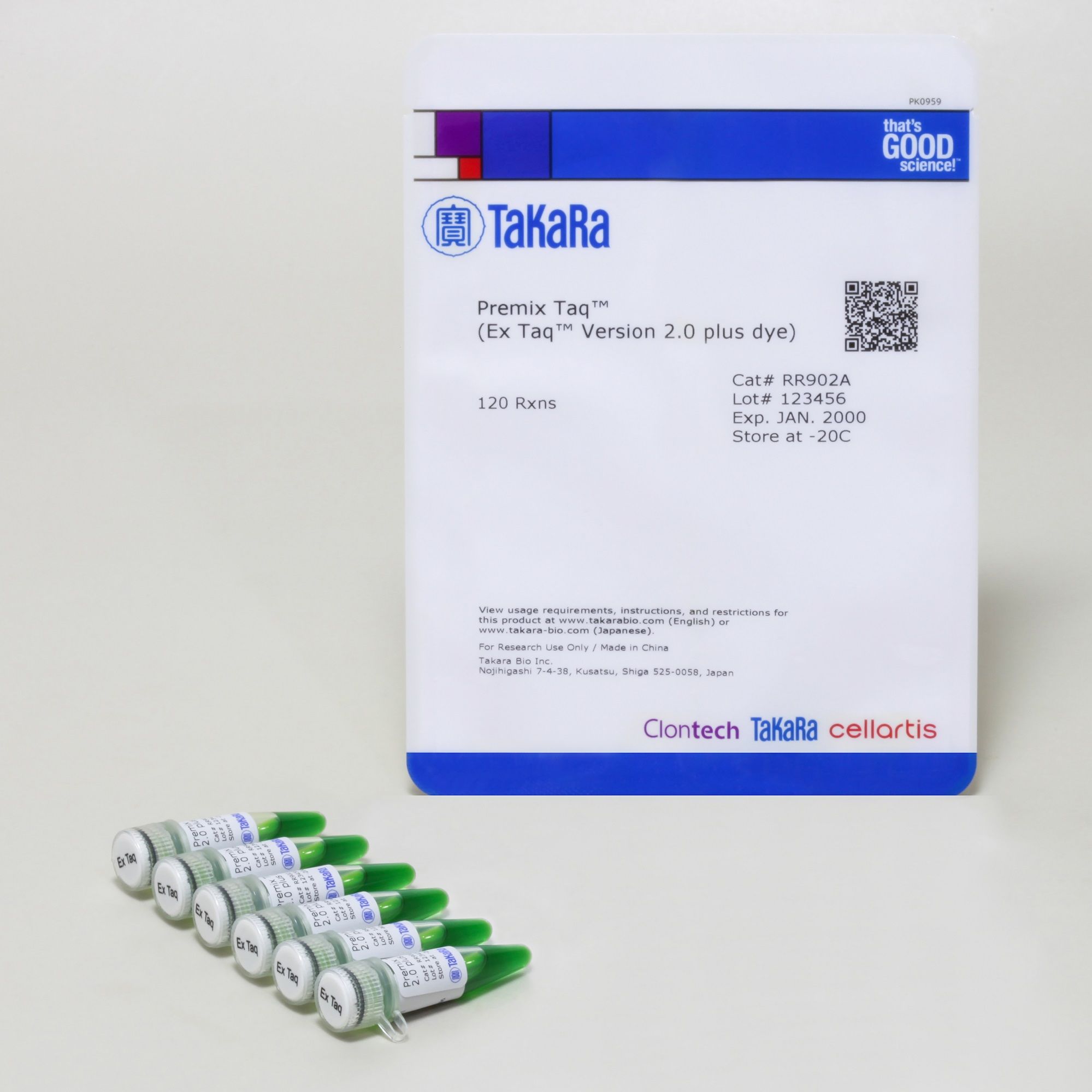 预加染料的预混型Ex Taq酶Premix Taq (Ex Taq™ Version 2.0 plus dye) 价格_品牌:Takara-丁香通