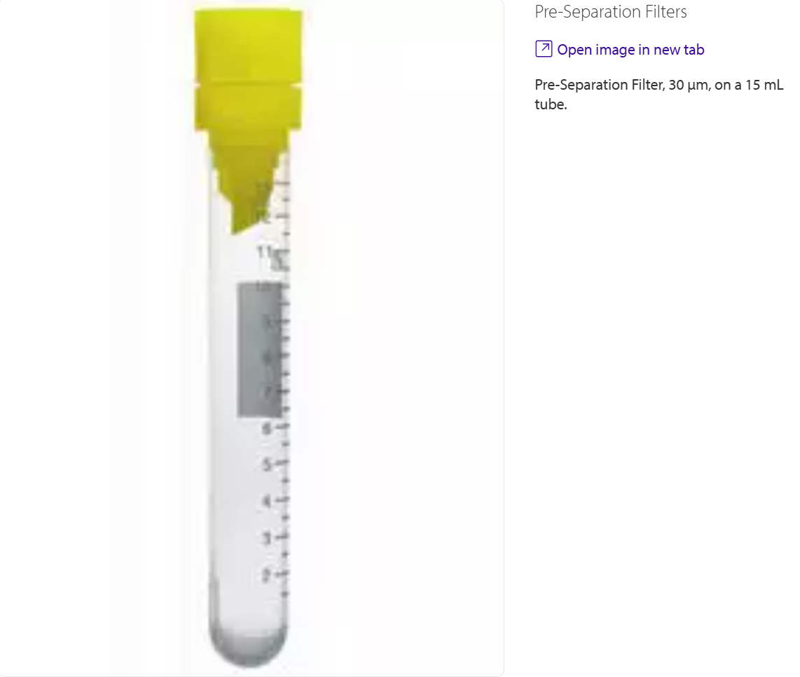 美天旎Miltenyi货号130-041-407预分离过滤器Pre-Separation Filters(30µm)上海睿安生物 ...